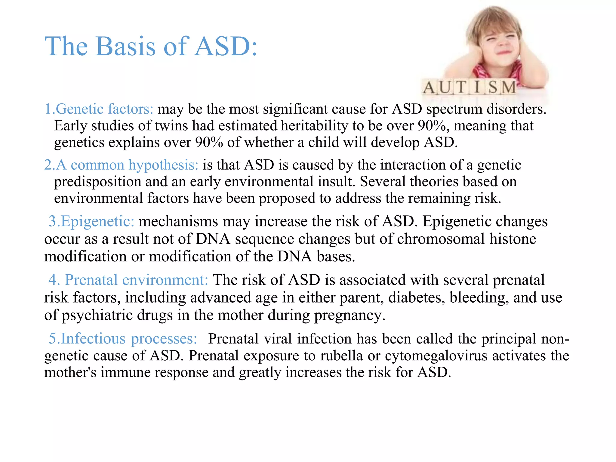 Autism Spectrum Disorder (ASD) Presentation | PPTX