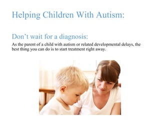 Autism Spectrum Disorder (ASD) Presentation | PPTX