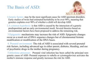 Autism Spectrum Disorder (ASD) Presentation | PPTX