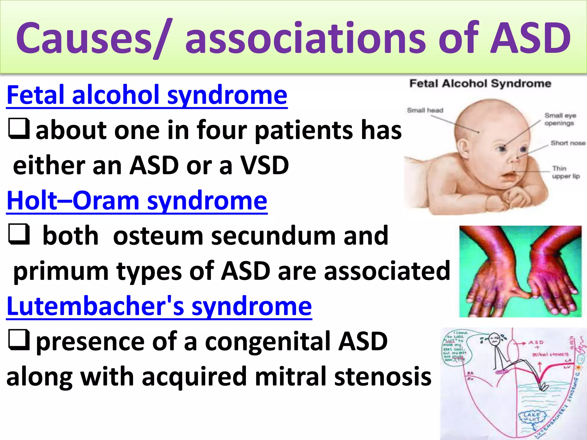 An approach to a patient with Atrial septal defect (ASD) | PPSX