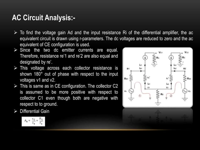 Dual Input Balanced Output diffrential amp by Ap | PPTX