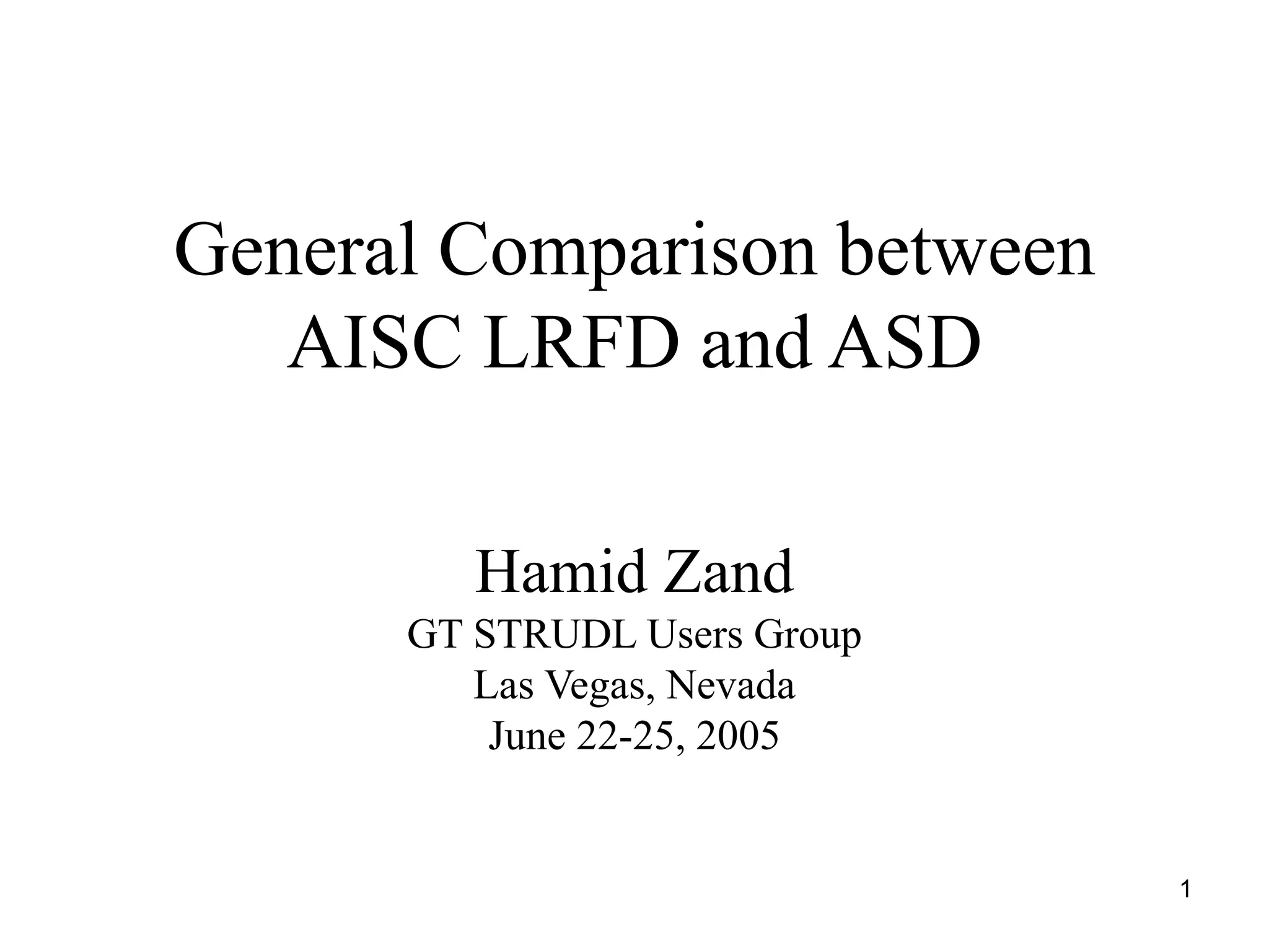 General Comparison between AISC LRFD and ASD.pdf