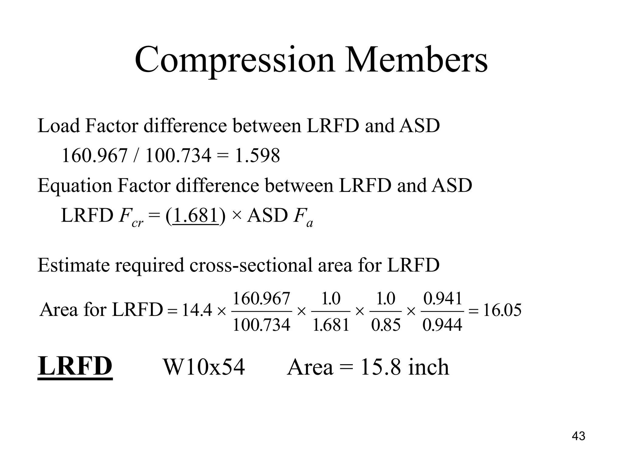 General Comparison between AISC LRFD and ASD.pdf