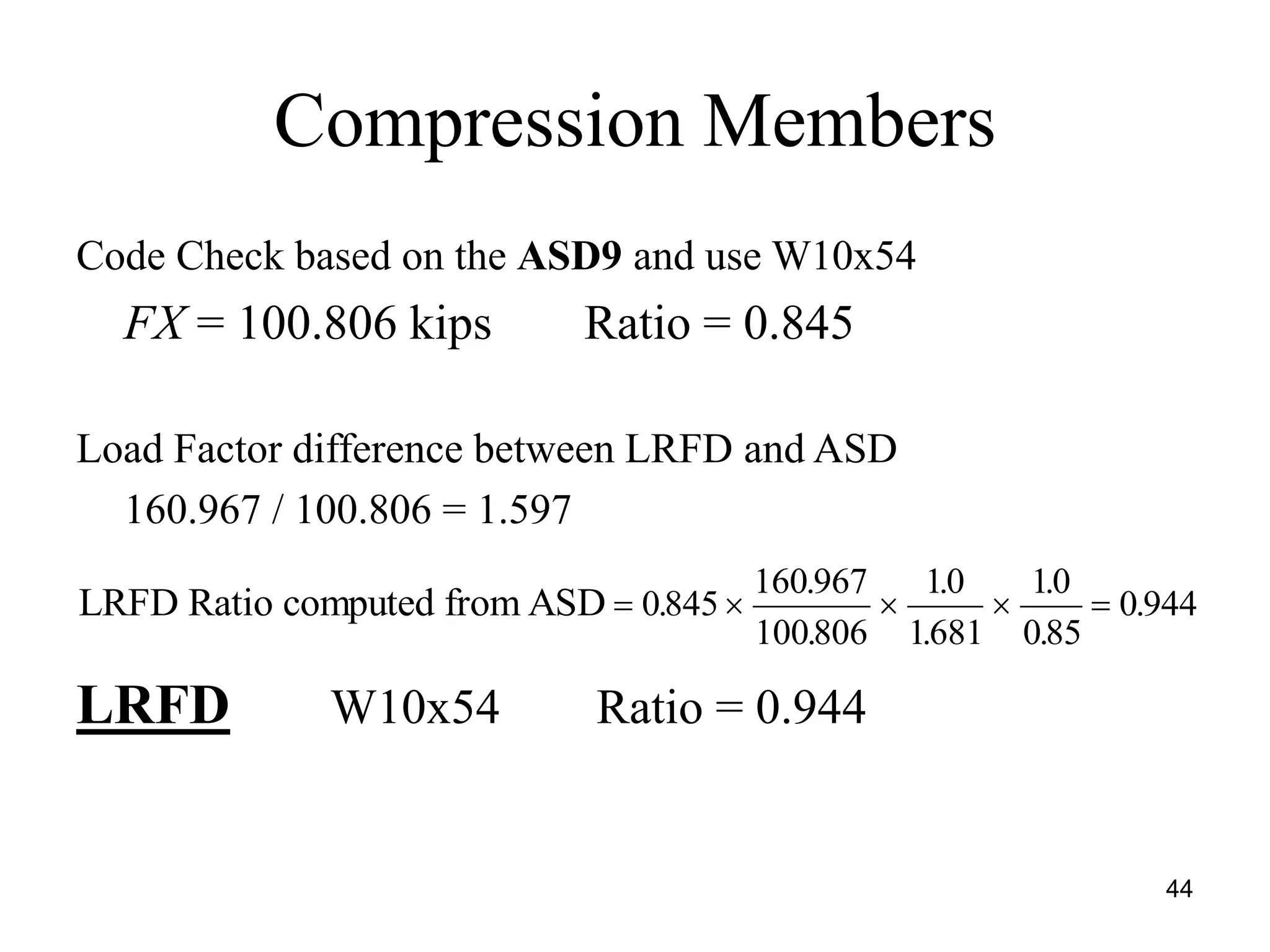 General Comparison between AISC LRFD and ASD.pdf