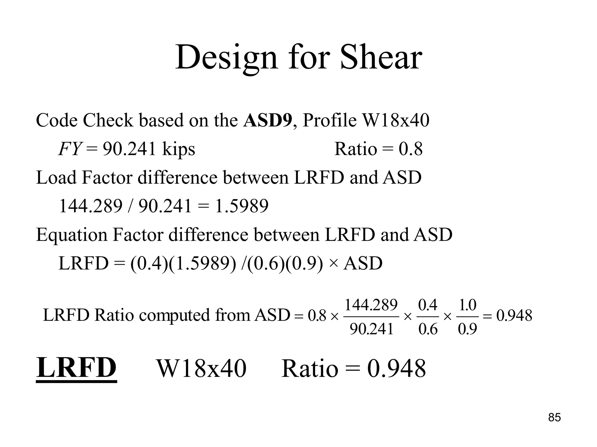 General Comparison between AISC LRFD and ASD.pdf