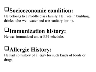 Case Presentation: A 14 years female patient presented with Fever ...