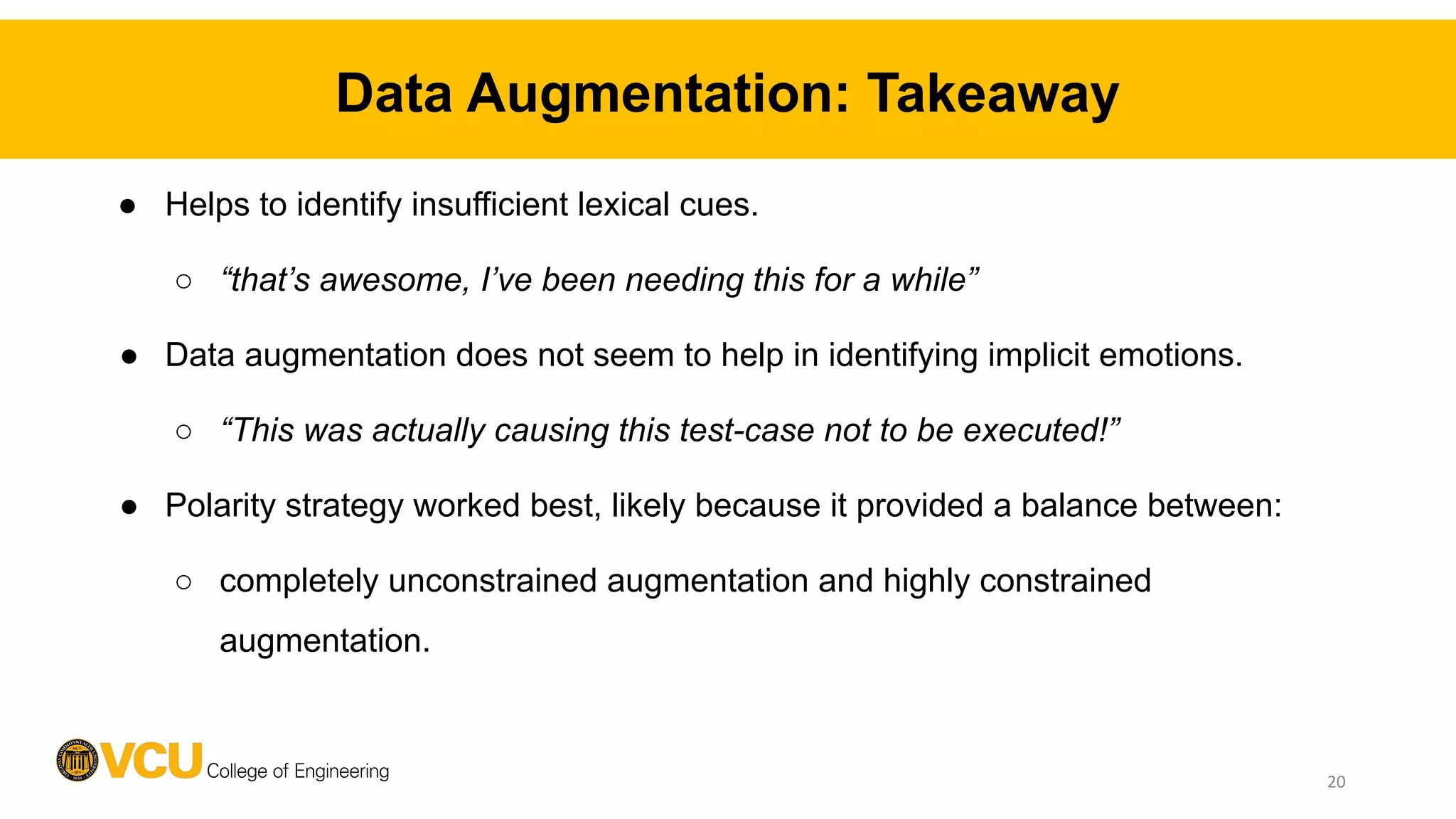 Data Augmentation for Improving Emotion Recognition in Software ... Data Augmentation for Improving Emotion Recognition in Software ...