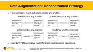 Data Augmentation for Improving Emotion Recognition in Software Engineering Communication | PPT