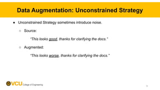 Data Augmentation for Improving Emotion Recognition in Software Engineering Communication | PPT