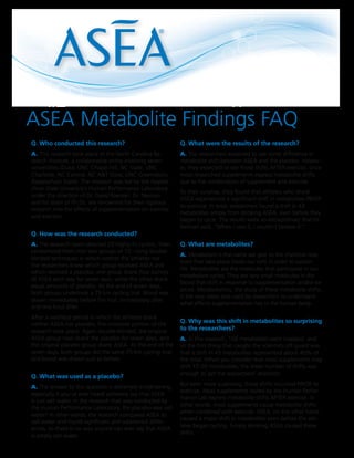 Asea > April 2012 Human Performance Study: Questions and Answers | PDF ...