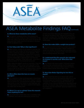 Asea > April 2012 Human Performance Study: Questions and Answers | PDF