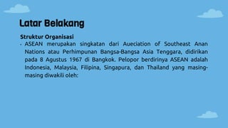Terbentuknya Asean di Asia tenggara bersama i | PPT