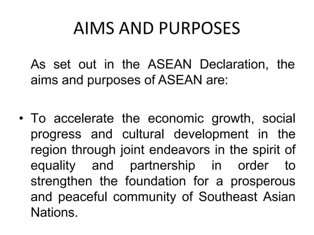Association Of Southeast Asian Nation Contemporary World Ppt