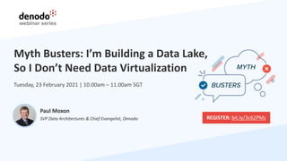 Rethink Your 2021 Data Management Strategy with Data Virtualization (ASEAN) | PPT