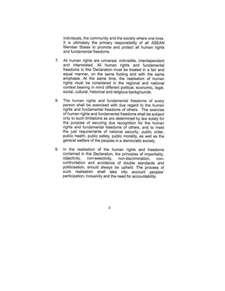 Asean human-rights-declaration | PDF