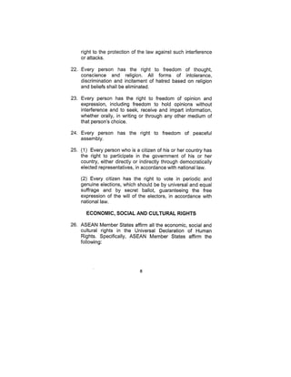 Asean human-rights-declaration | PDF