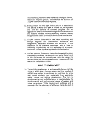 Asean human-rights-declaration | PDF