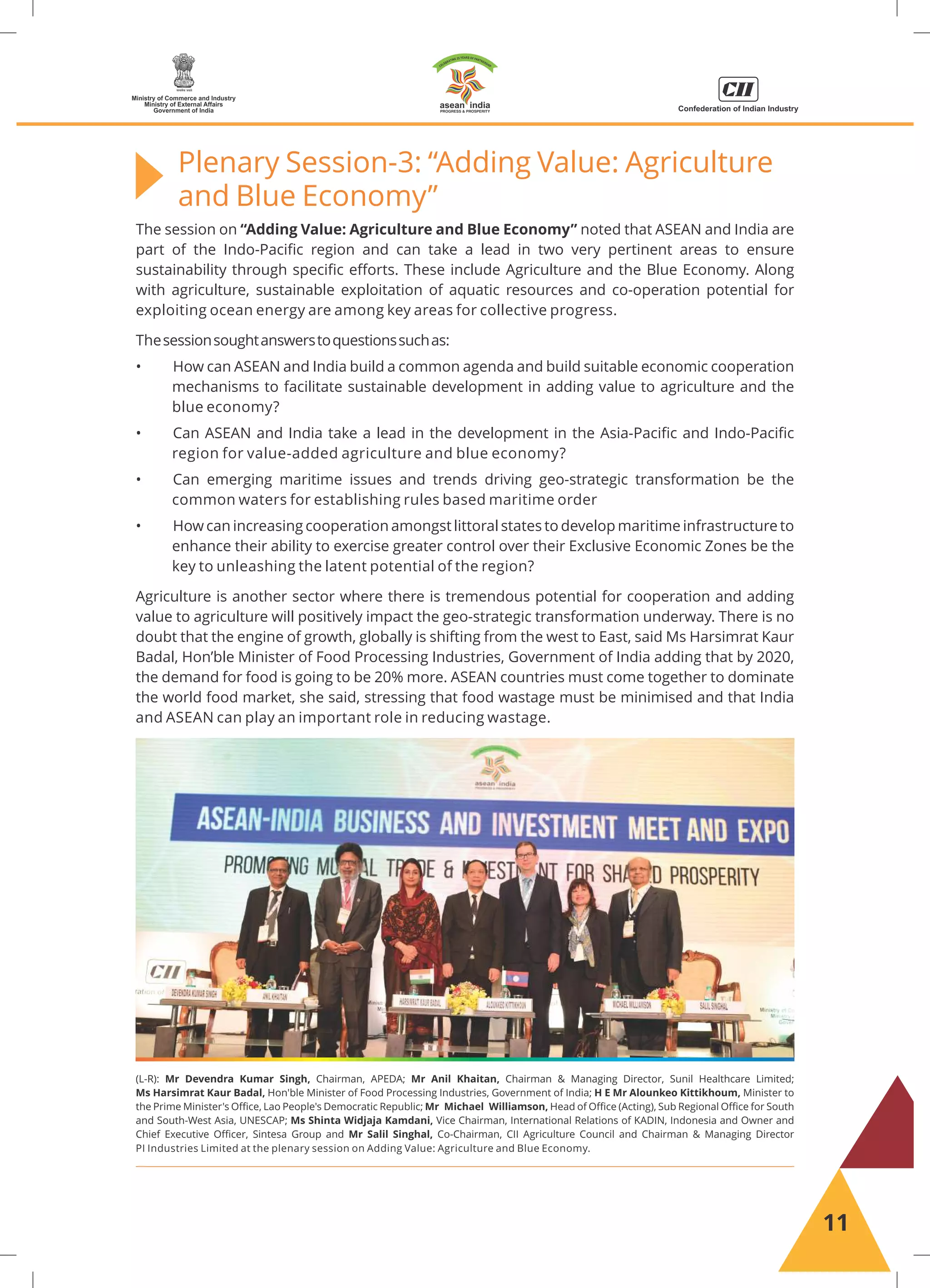ASEAN-INDIA Initiatives 2017-18 | PDF