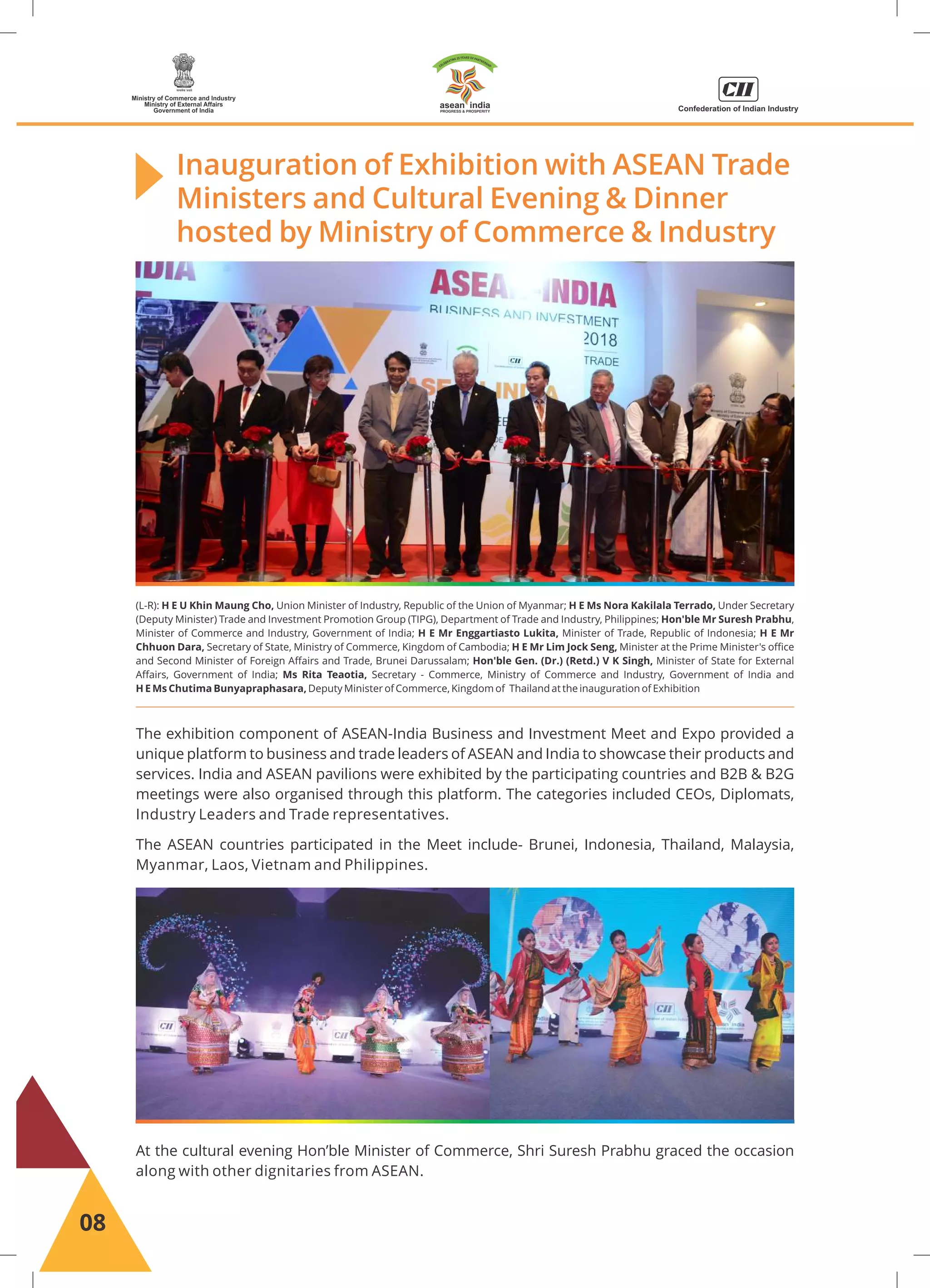 ASEAN-INDIA Initiatives 2017-18 | PDF