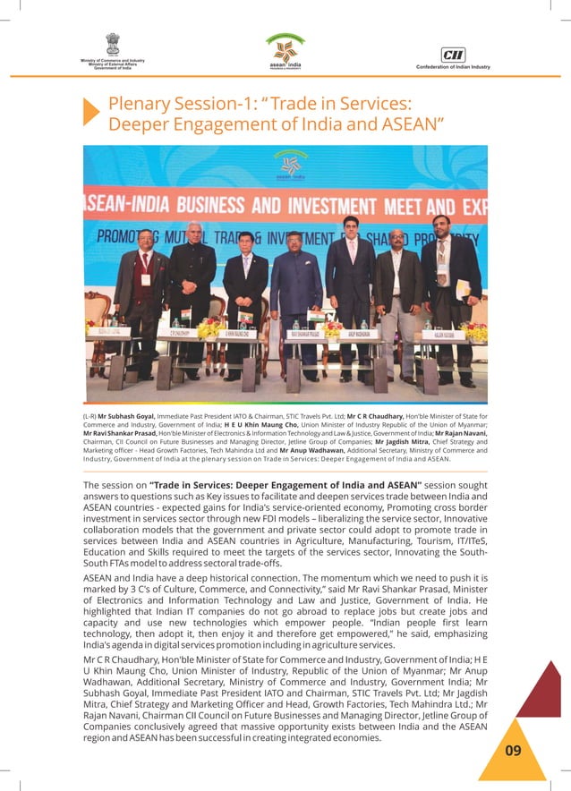 ASEAN-INDIA Initiatives 2017-18 | PDF