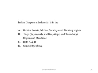Test/Quiz : India & South East Asia | PPTX