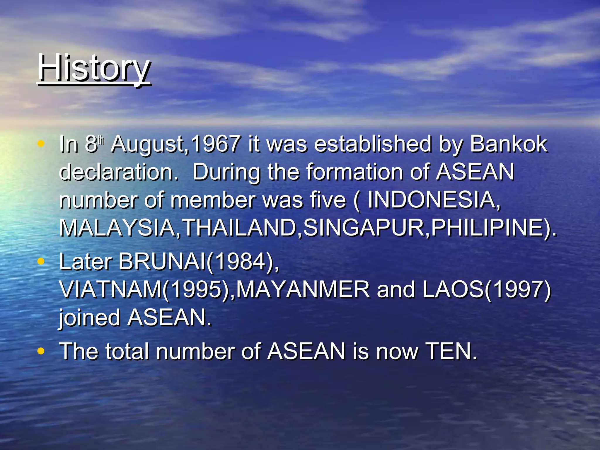 Asean (assosiation of south east asian nations | PPT | Asia Travel ...