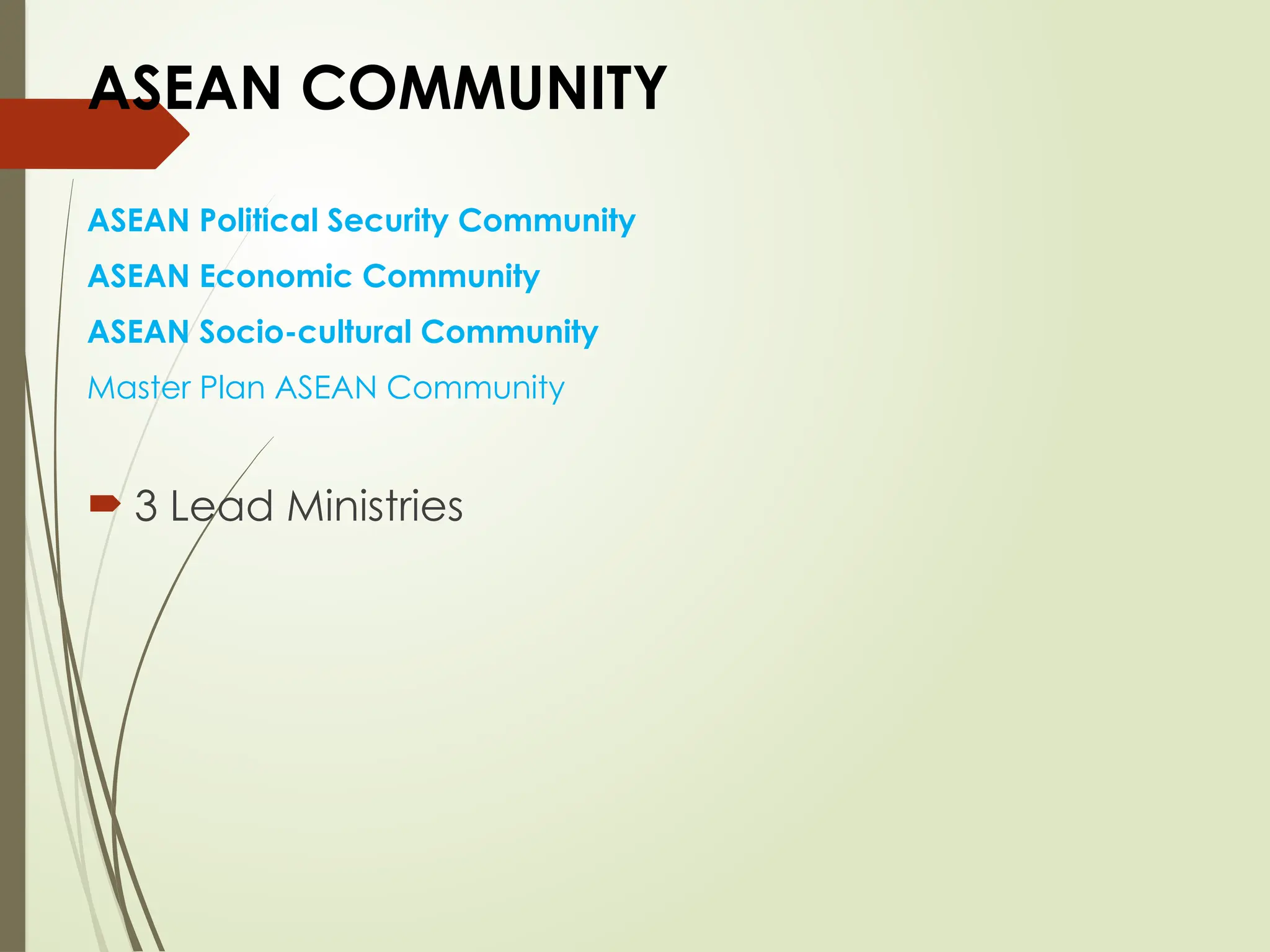 ASEAN Community and ASEAN member countries | PPTX