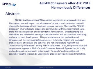 ASEAN Consumers After AEC 2015 | PDF