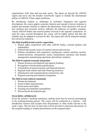 ASEAN-Devel-Policy_Coursesyllabus_Aug2015 | PDF