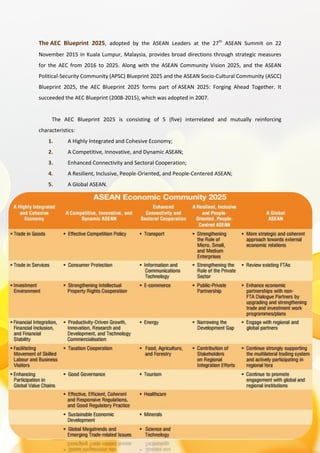 Asean Economic Community | PDF