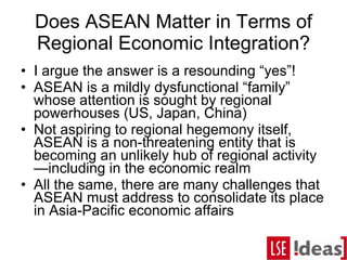 Asean Economic Integration | PPT