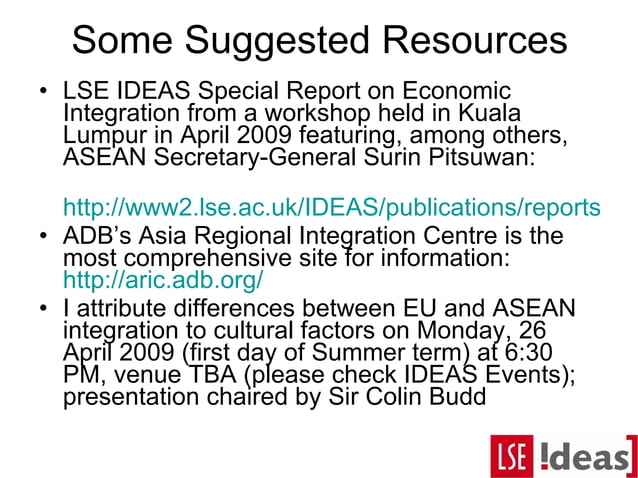 Asean Economic Integration | PPT | Asia Travel | Travel Locations