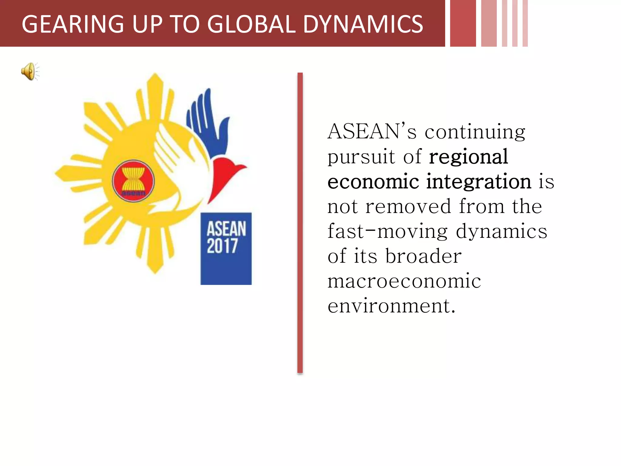 Asean economic integration | PPTX