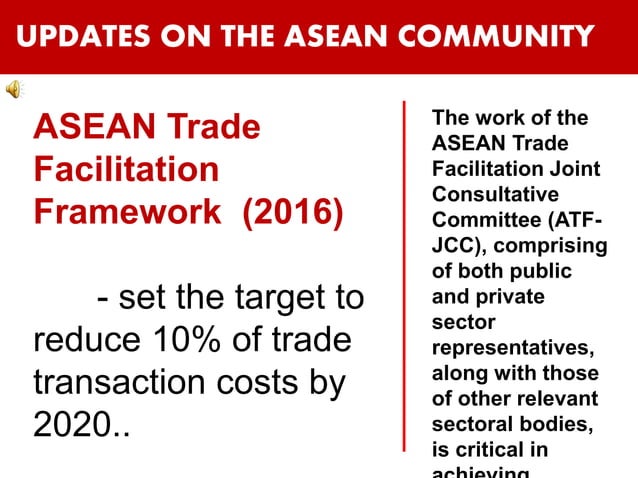 Asean economic integration | PPTX