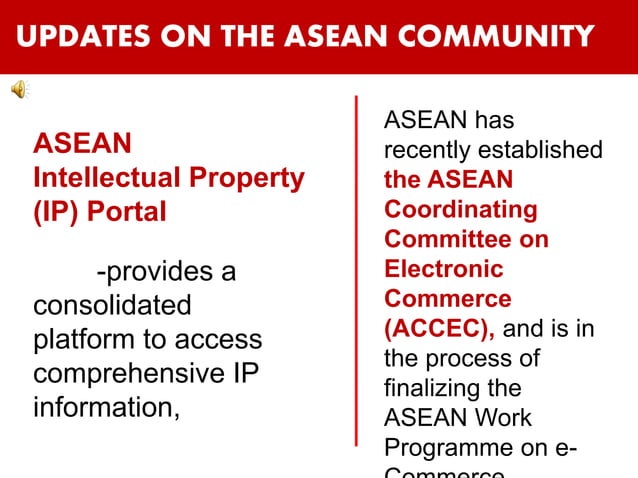 Asean economic integration | PPTX