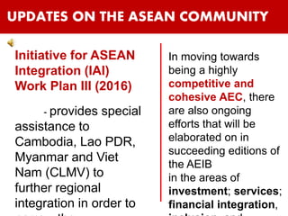 Asean economic integration | PPTX