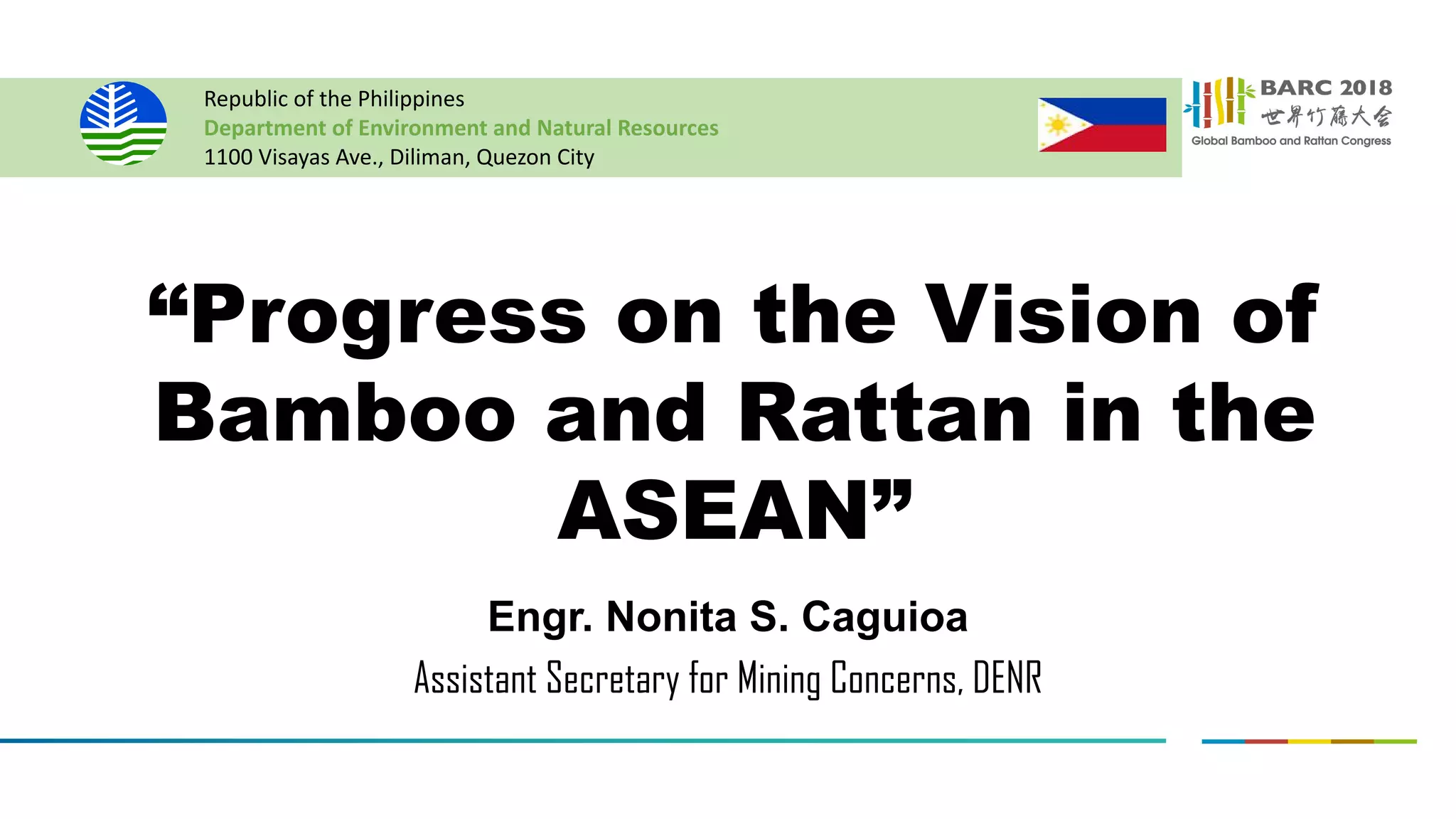 ASEAN_Engr. Nonita S. Caguioa_Progress on the Vision for Bamboo and ...