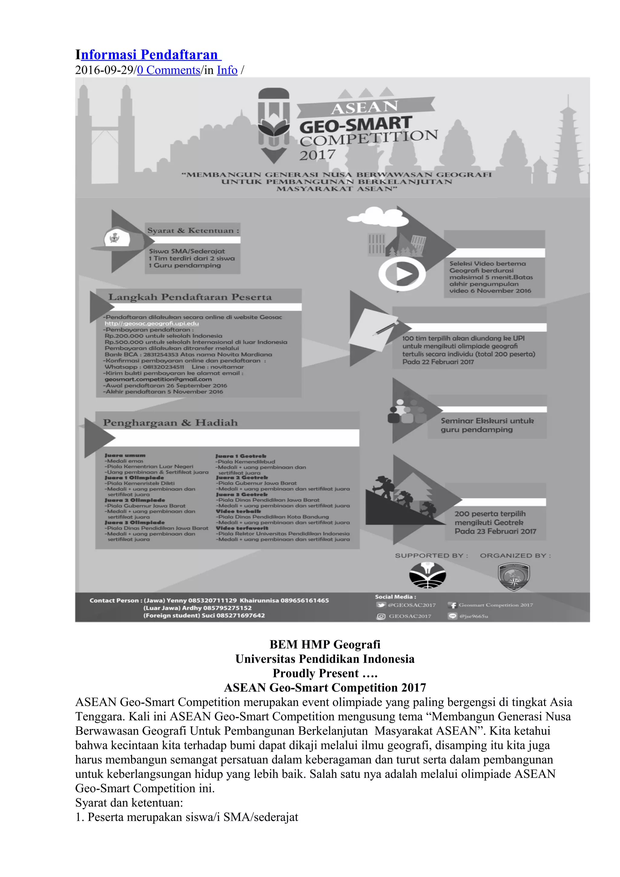 Asean geosmart upi | PDF