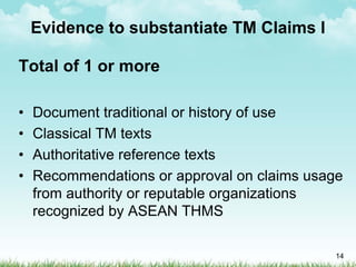 ASEAN Harmonisation TM & HS Registration 2012 | PDF