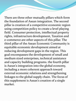Asean integration | PPTX