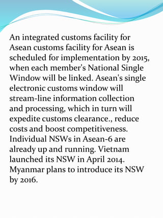 Asean integration | PPTX