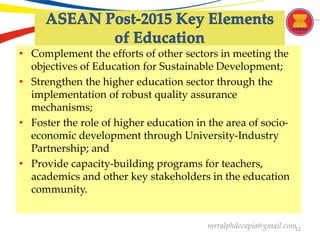 ASEAN Integration: Impacts on Education in the Region | PPTX