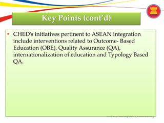 ASEAN Integration: Impacts on Education in the Region | PPTX