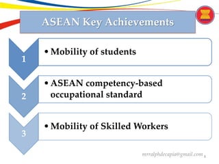 ASEAN Integration: Impacts on Education in the Region | PPTX