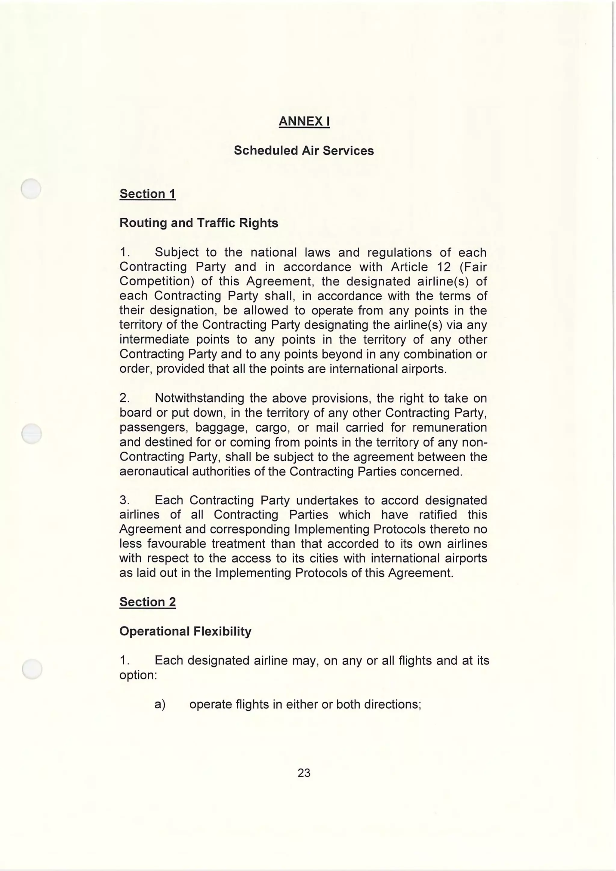 Asean multilateral agreement on air services | PDF