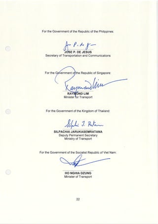 Asean multilateral agreement on air services | PDF