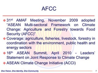 ASEAN Policy on Food Security 2010 | PDF