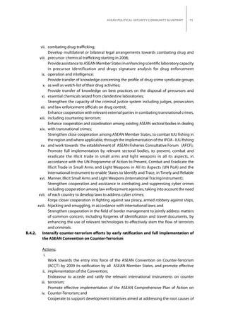 Asean political security community blueprint | PDF