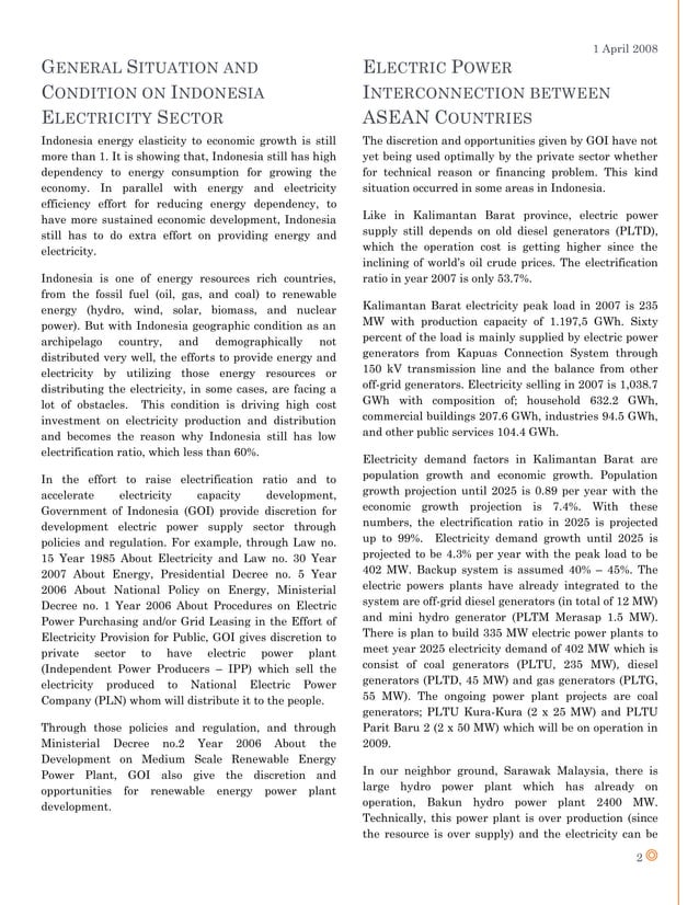 ASEAN Power Grid | PDF