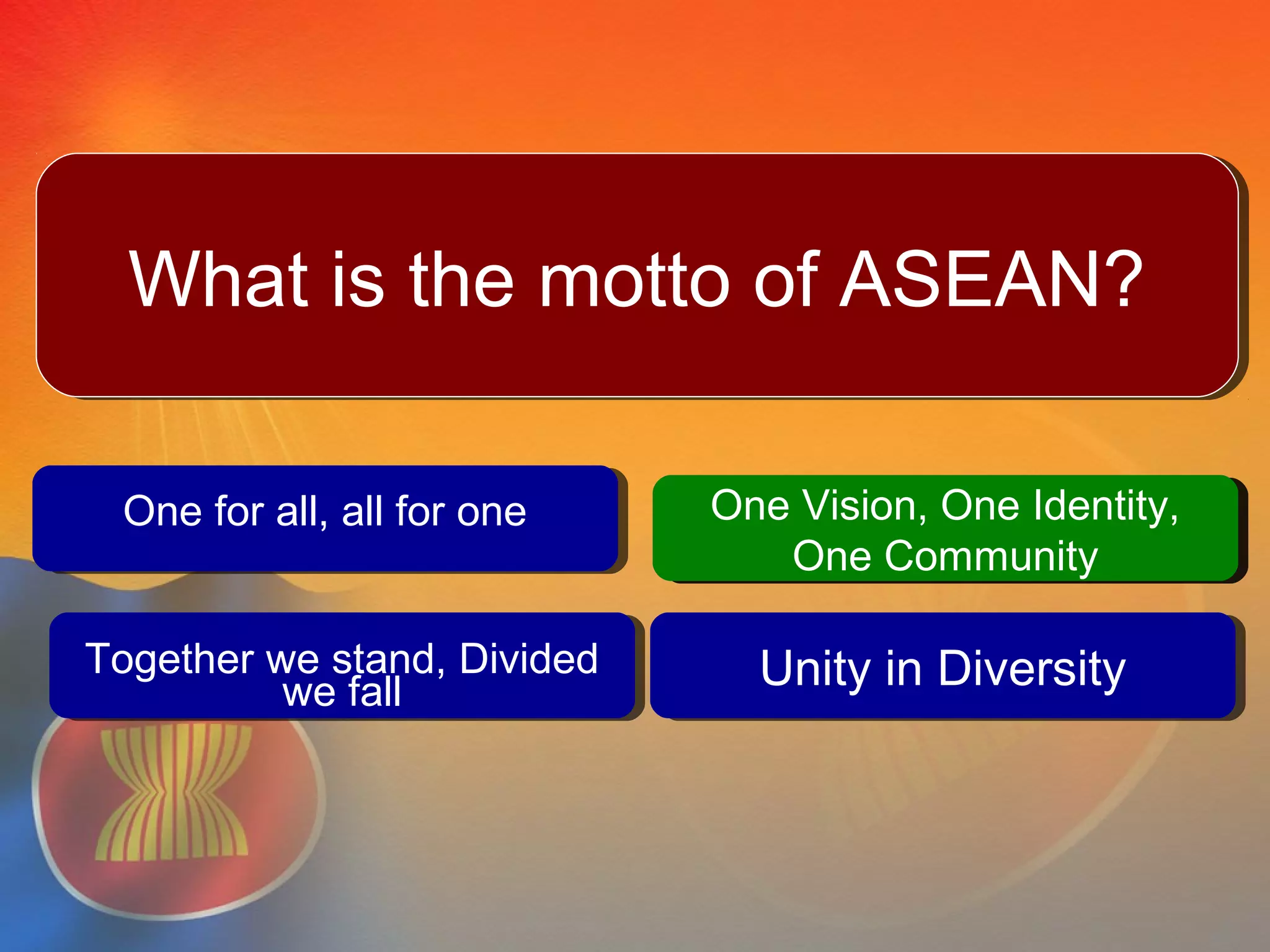 Asean quiz bee | PPT